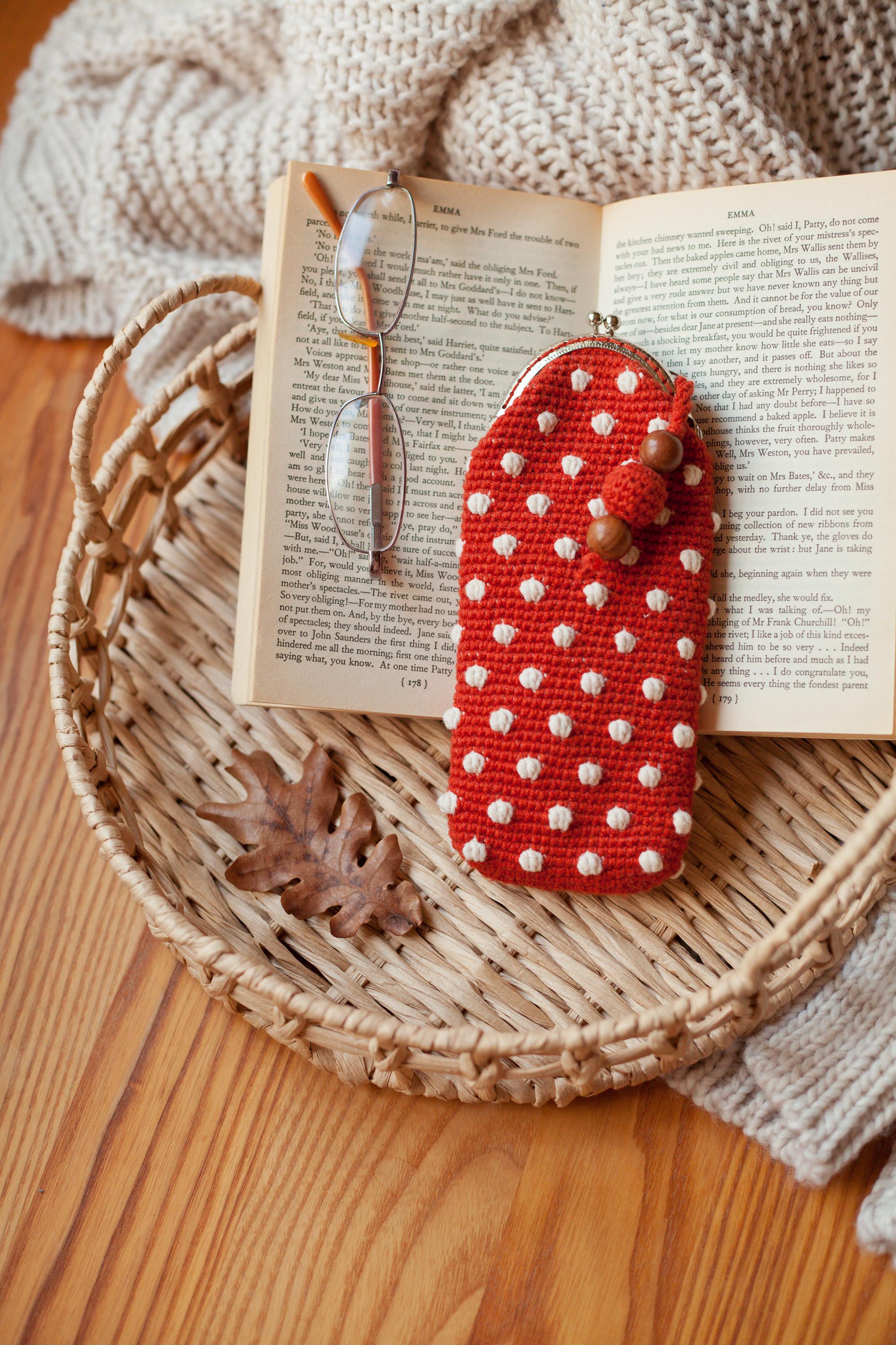 Glasses Case Crochet Pattern, Eyeglass Holder Tutorial DIY, Sunglasses ...