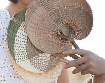 Woven Hand Fan | Etsy