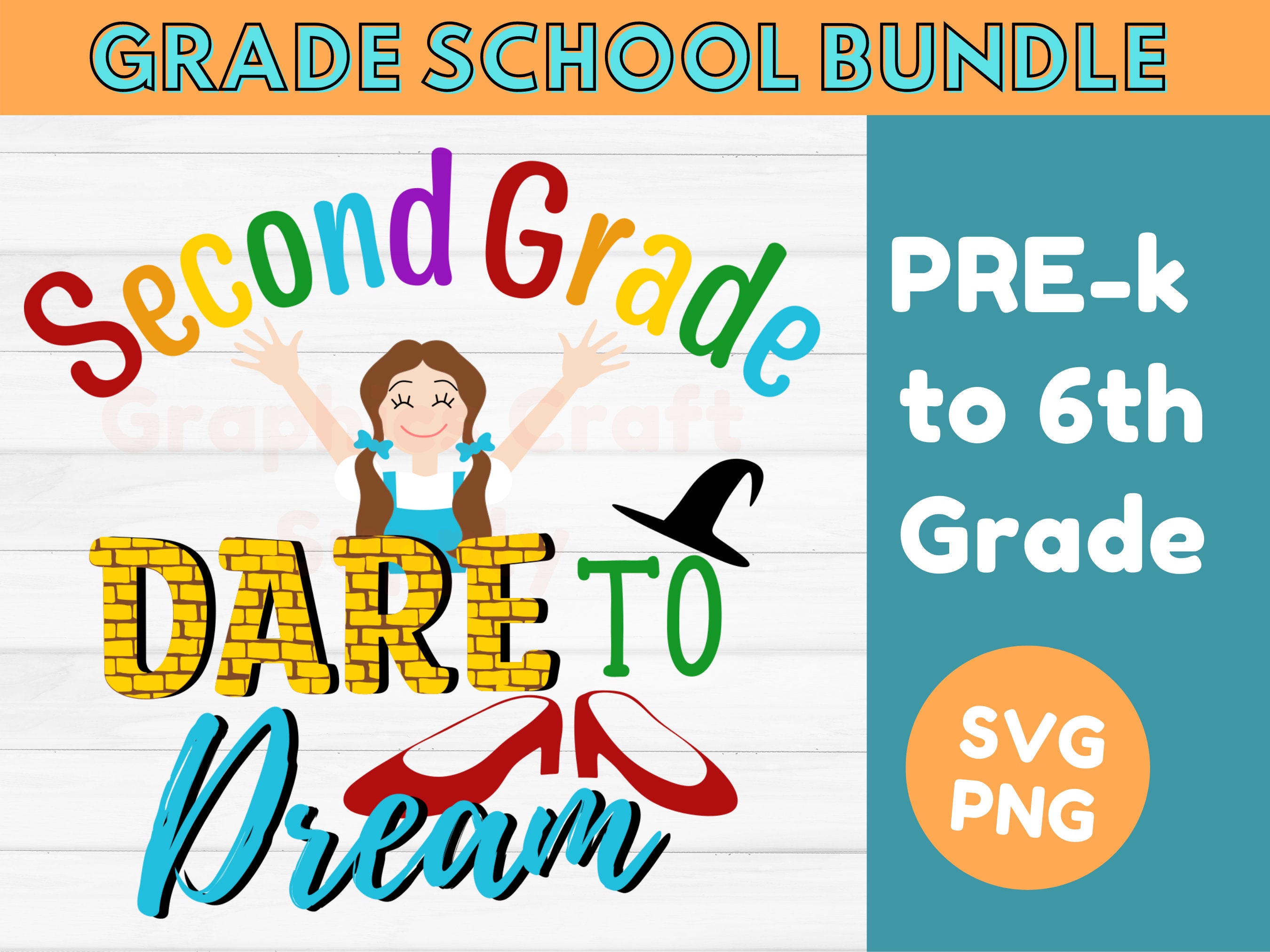 Back to School Clipart, Grade School Bundle, First Day of School Svg ...