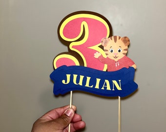 Daniel Tiger Trolley Inspired Cake Topper - Etsy