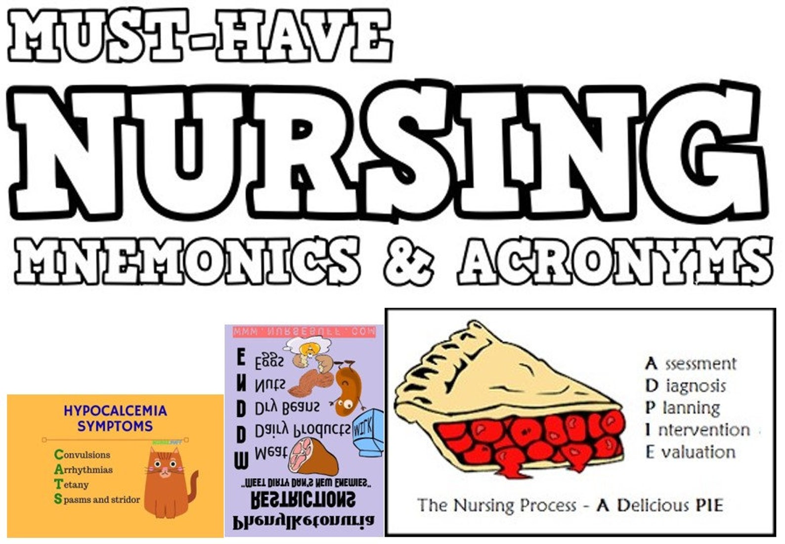 Nursing Mnemonics & Notes - Etsy