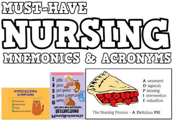 Nursing Mnemonics & Notes - Etsy