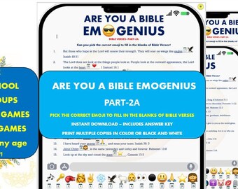 Emoji Bible Game - Etsy