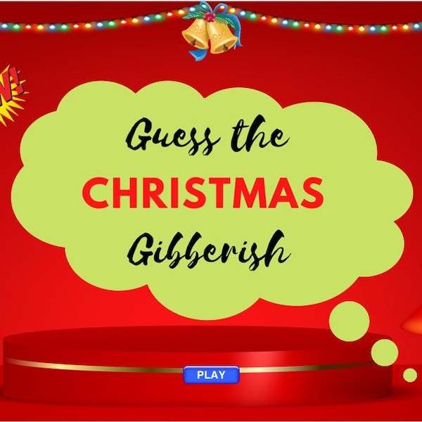 Guess the Gibberish Bible Edition - Etsy Canada