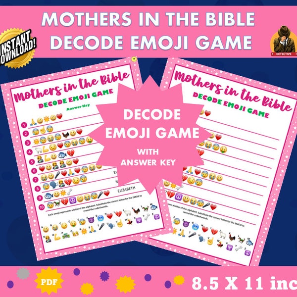 Emoji Decoder Game - Etsy