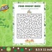 Palm Sunday Maze bible Palm Sunday Maze Game Printable Instant Download ...