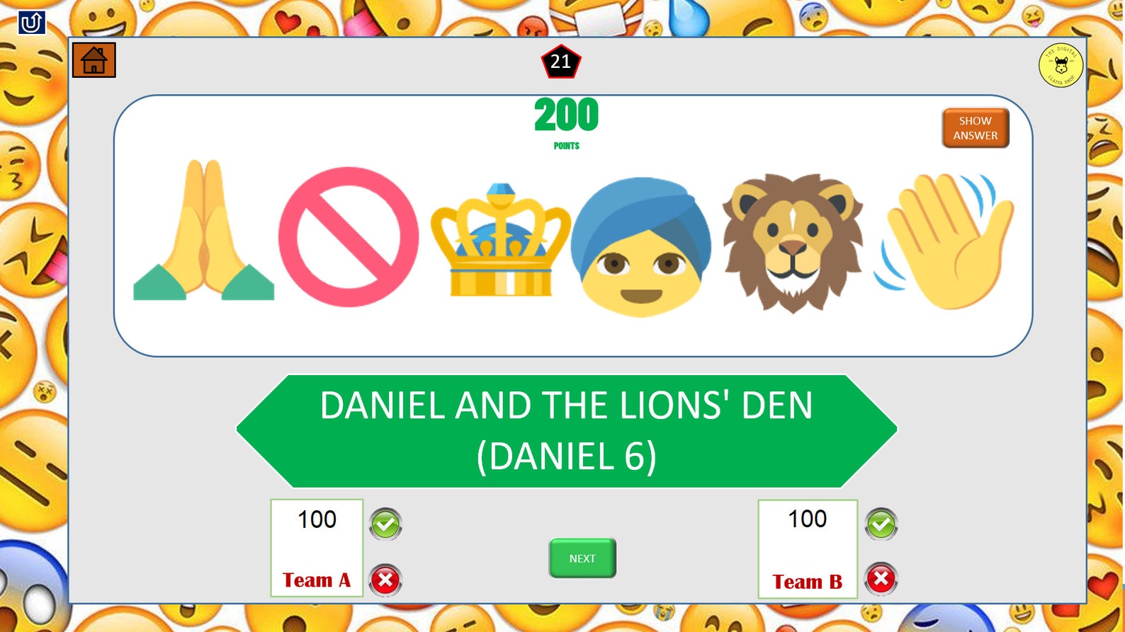 Emoji Bible Stories Game: Zoom Church Activity (instant Download) - Etsy