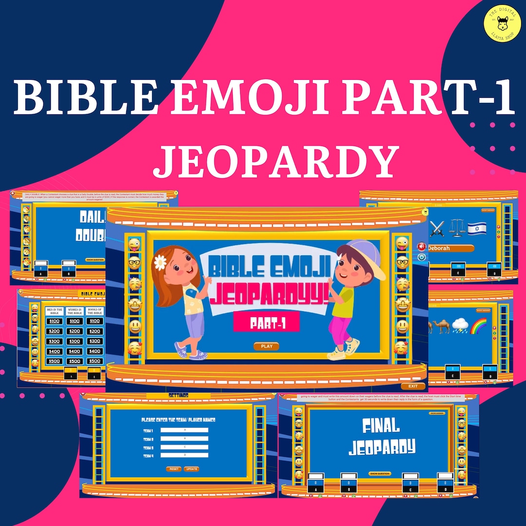 Bible Emoji Jeopardy Game | Bible Emoji Jeopardy Part-1 | Game for Kids ...