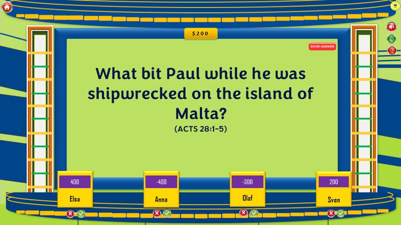 Bible Jeopardy Game: Church Trivia, Zoom Activity (windows PC) - Etsy