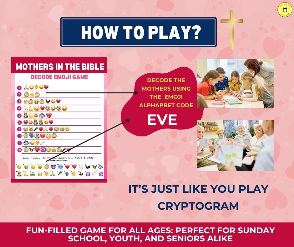 Bible Mothers Decode Emoji Game| Decode the Mothers Names Using Emoji| L Mothers Day| Sunday ...