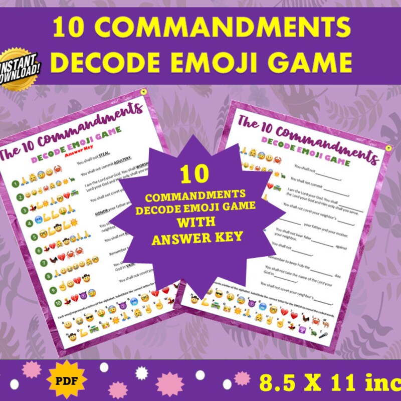 The Ten Commandments - Etsy