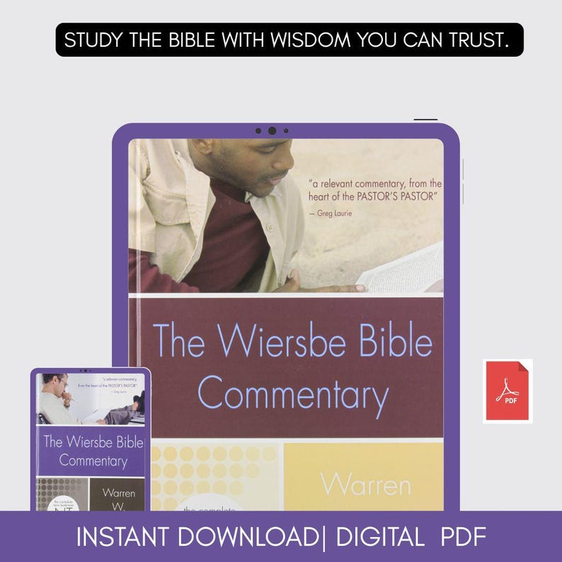 The Wiersbe Bible Commentary Old and New Testament by Warren W. Wiersbe ...