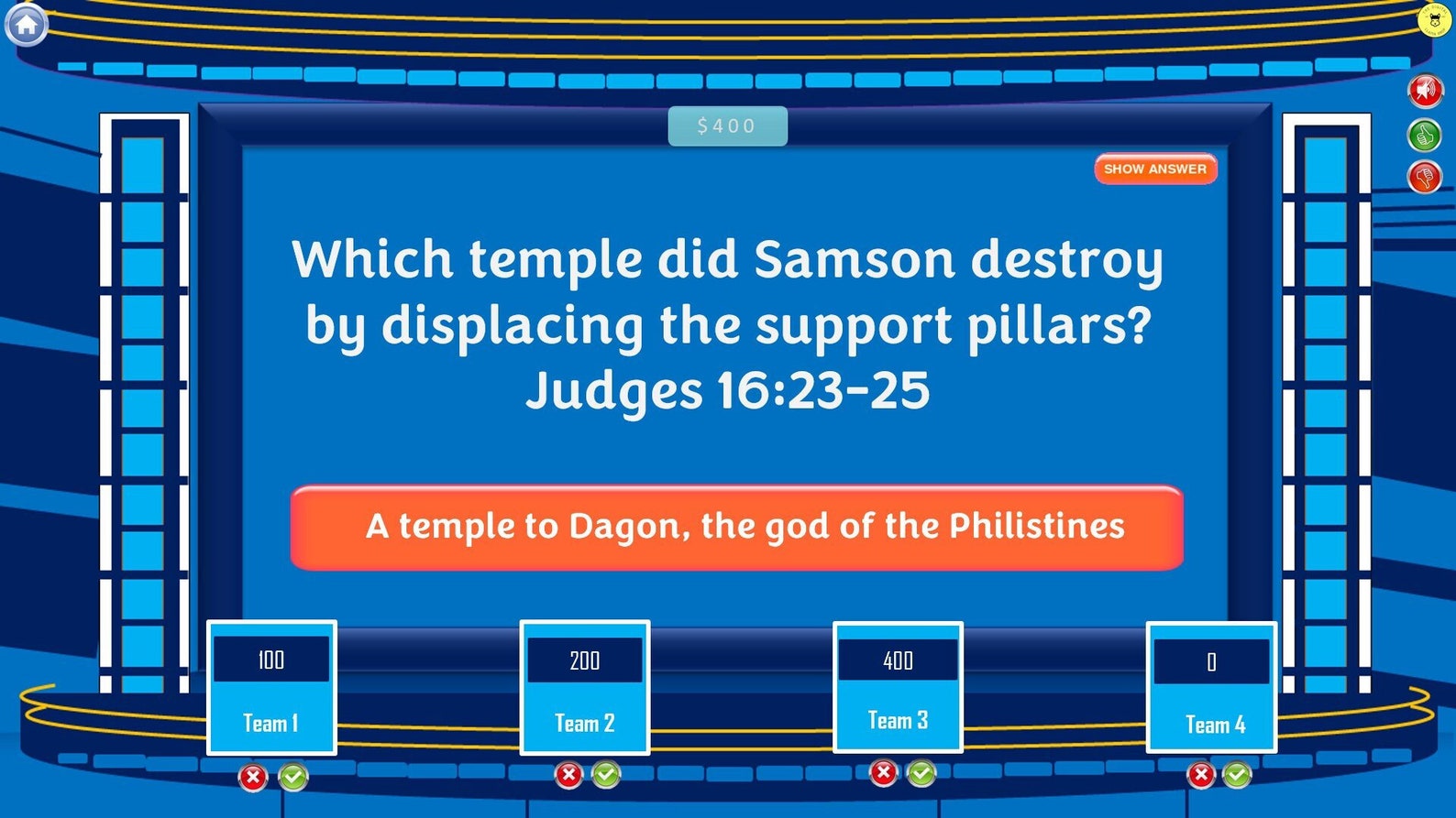 Bible Stories Jeopardy Game: Church Trivia (windows PC) - Etsy