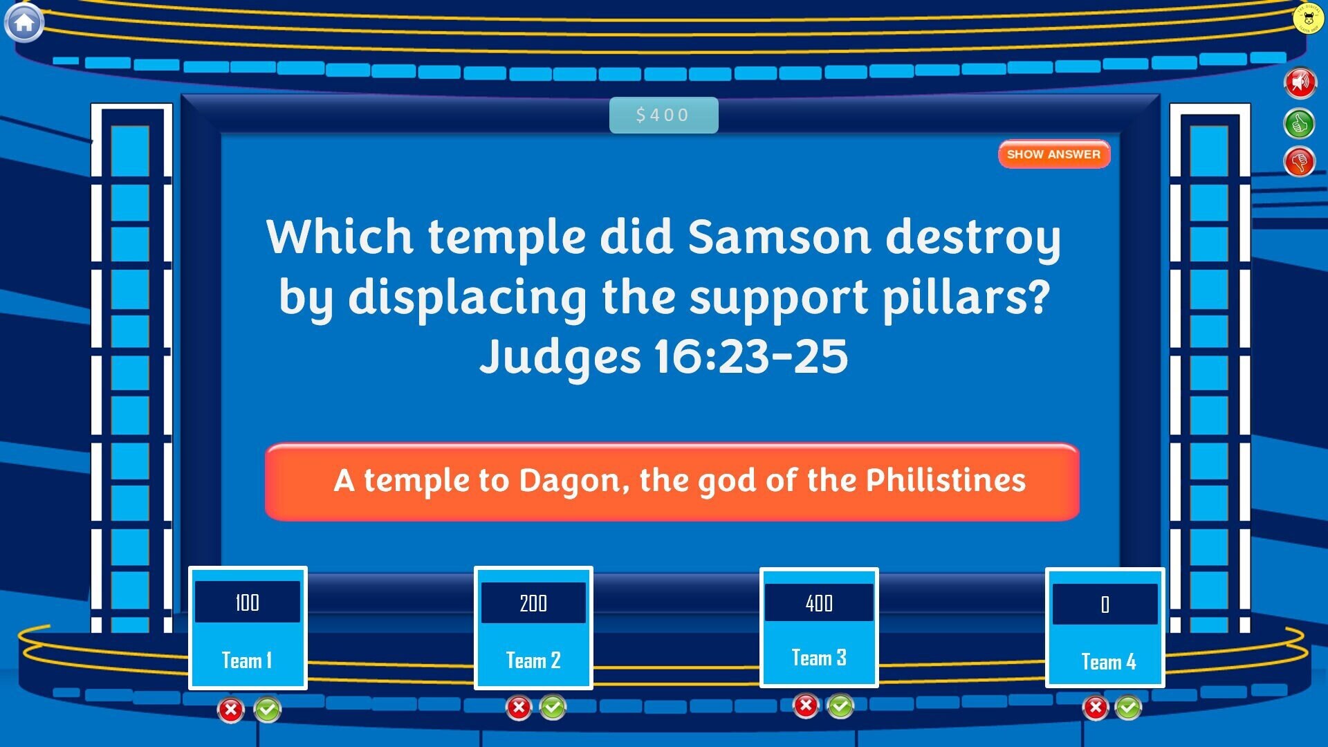 Bible Stories Jeopardy Game: Church Trivia (windows PC) - Etsy