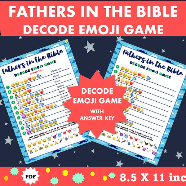 Emoji Decoder Game - Etsy