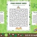 Palm Sunday Maze bible Palm Sunday Maze Game Printable Instant Download ...