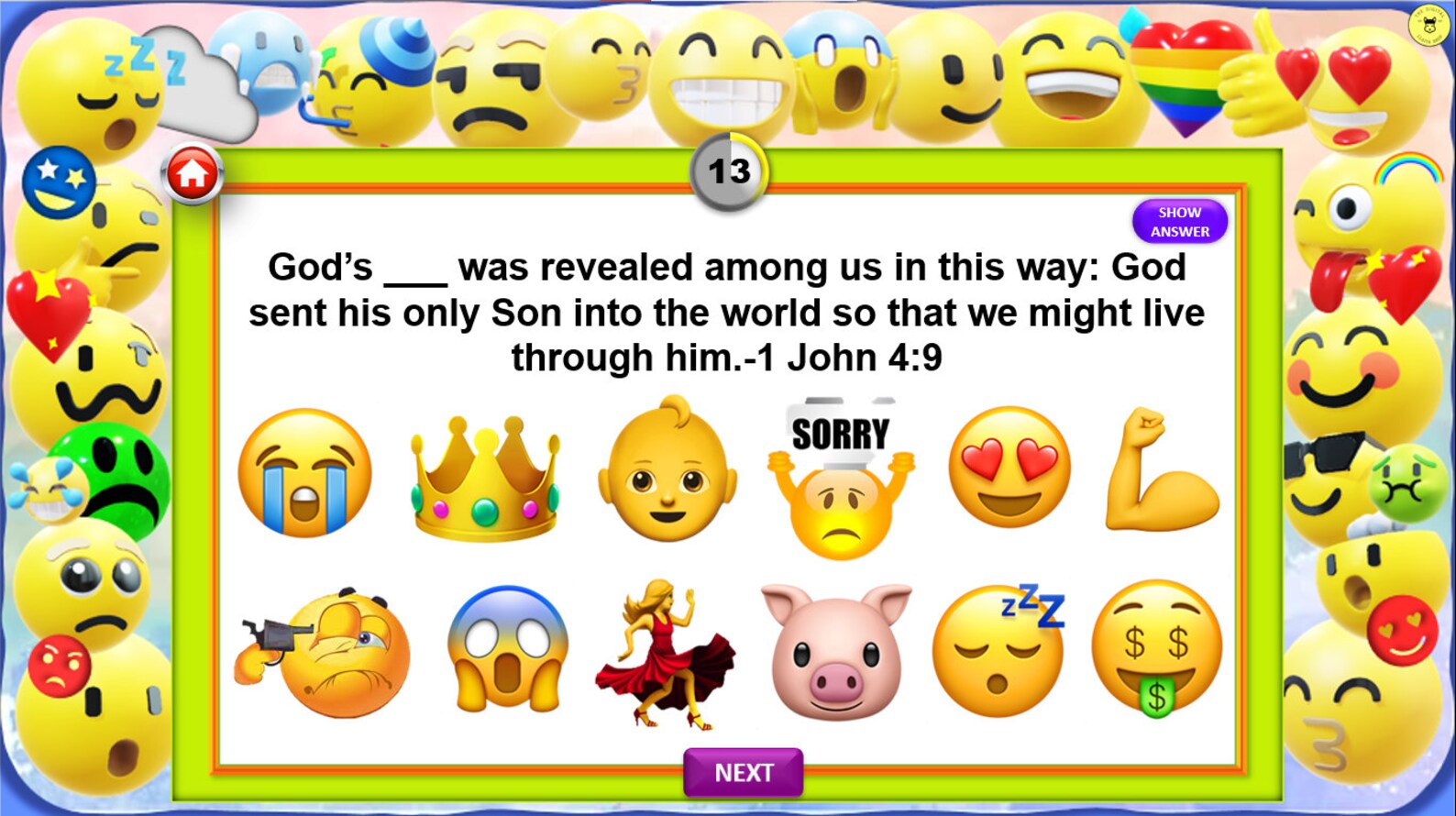 Bible Emoji Game: Church Activity (instant Download) - Etsy