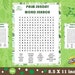 Palm Sunday Word Search bible Palm Sunday Game Printable Instant ...