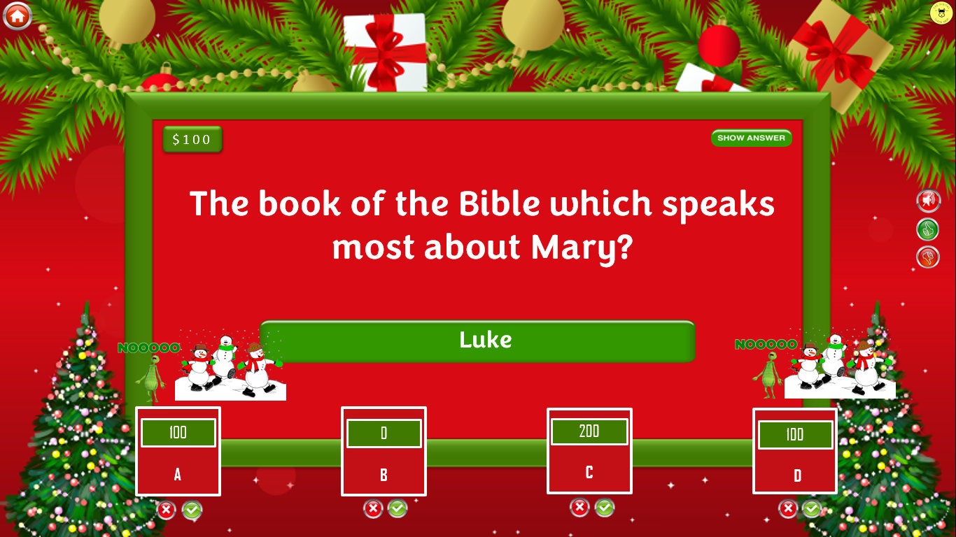 Christmas Bible Jeopardy Powerpoint Game: Family Church Activity ...
