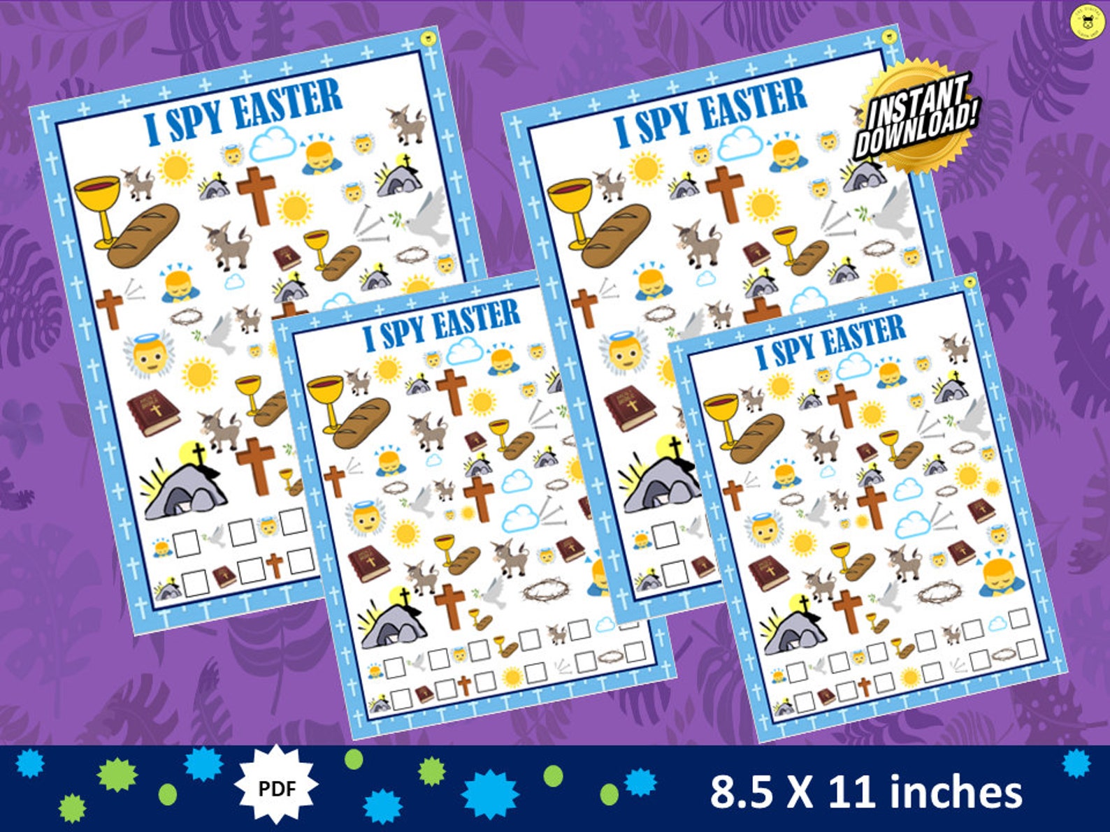 Easter Bible I Spy I Spy Bible Easter Printable church and Bible Study ...