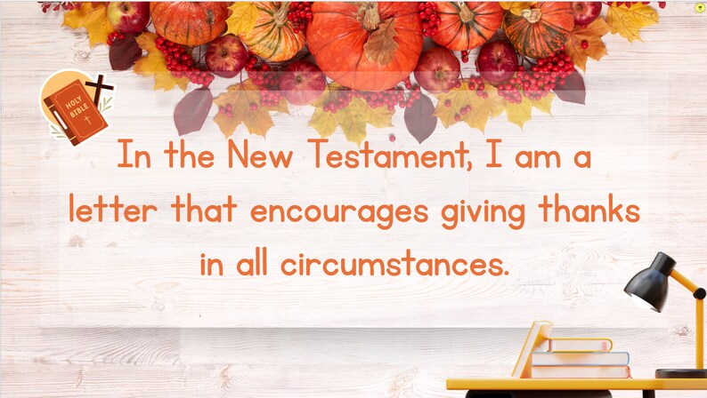 Thanksgiving Bible Riddles Quiz: Church Trivia Game (instant Download ...