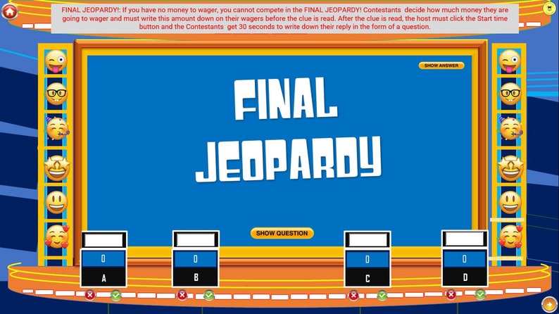 Bible Emoji Jeopardy Game: Kids & Adults Zoom Activity (instant ...