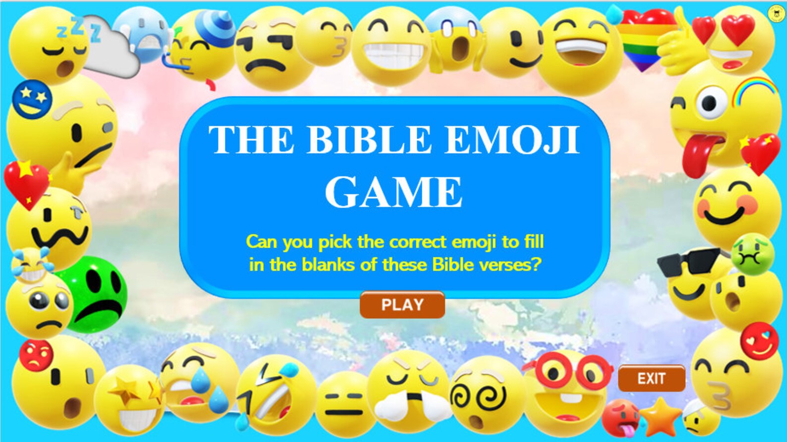 Bible Emoji Game | Bible Games for Kids, Youth and Adults | Zoom Church ...