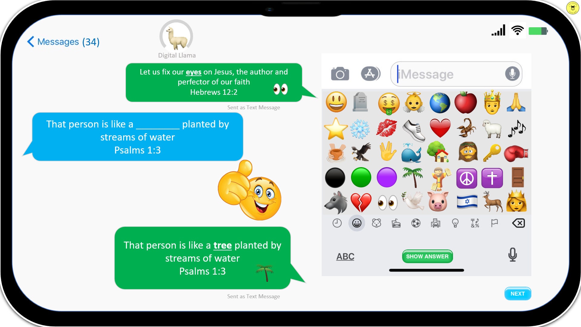 Bible Emoji Game Are You a Bible Emogenius Games for - Etsy