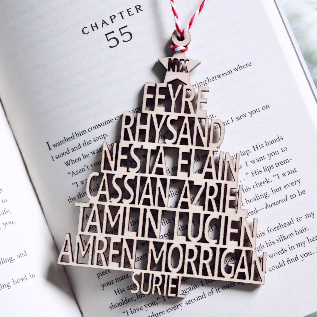 ACOTAR Characters Christmas Tree Ornament - Etsy