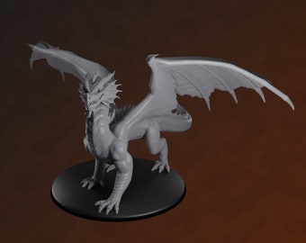 Adult Red Dragon Miniature - Etsy