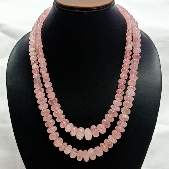 Rose bead necklace store