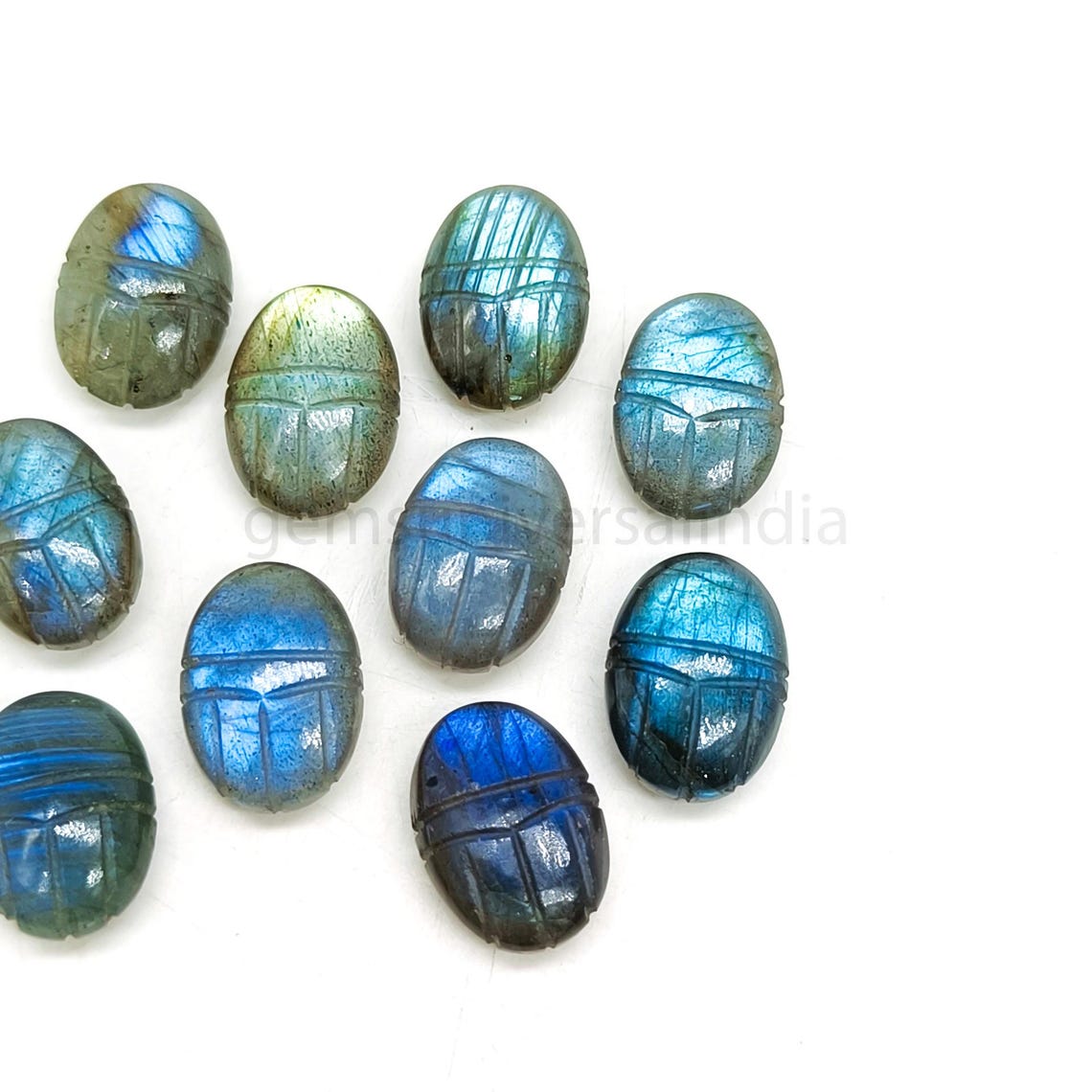 Flashy Labradorite Holy Scarabs Beads, Boho Egyptian Scarabs Shape ...