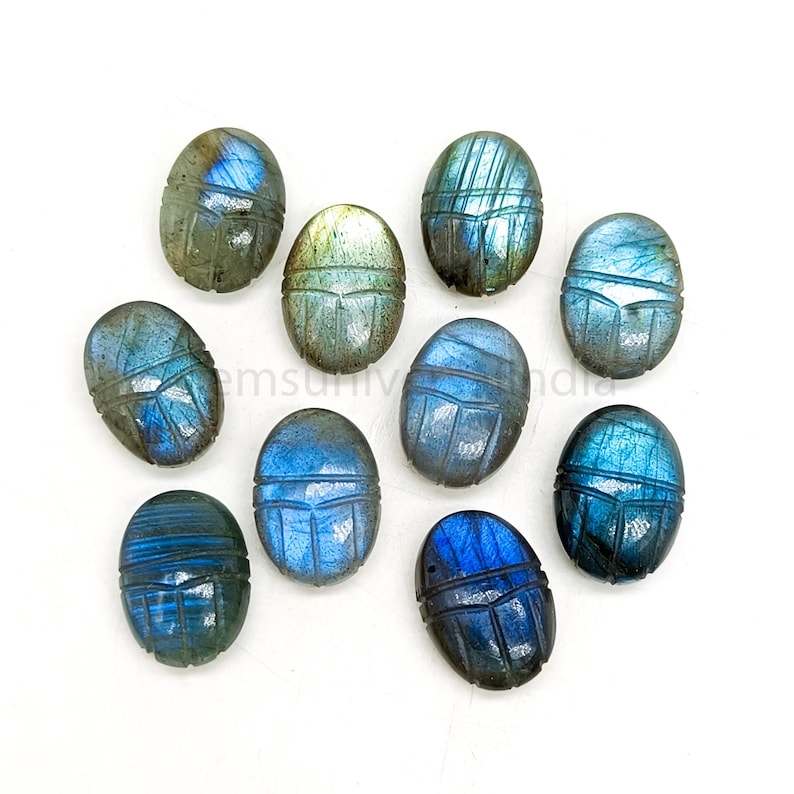 Flashy Labradorite Holy Scarabs Beads, Boho Egyptian Scarabs Shape ...