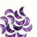 AAA Amethyst Moon Shape Briolettes, Purple Amethyst Faceted Moon Shape ...