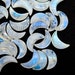 Flashy Blue Rainbow Moonstone Moon Shape Briolettes Natural - Etsy