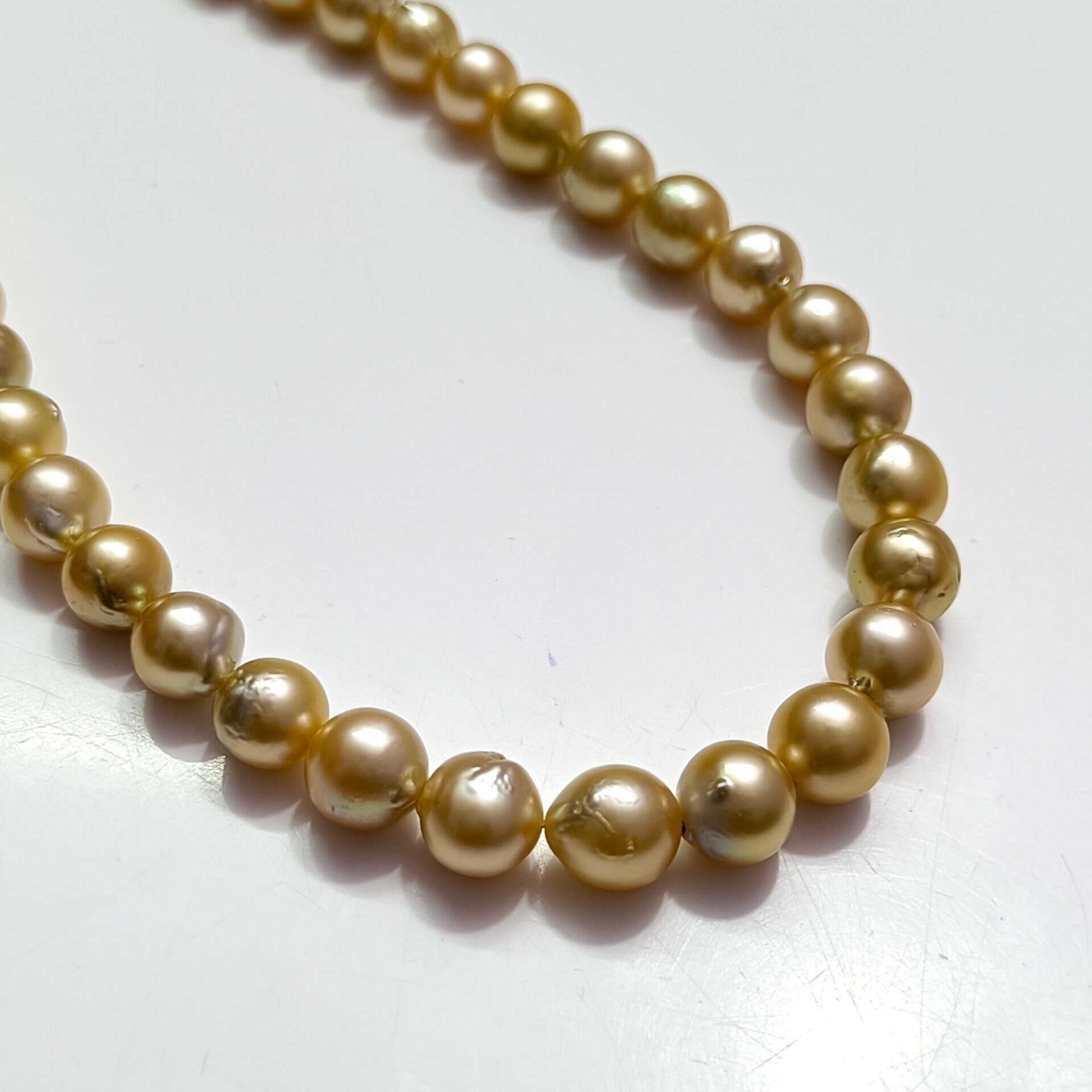 Extreme Rare Golden South Sea Pearl Beads, 100% Genuine Gold South Sea ...