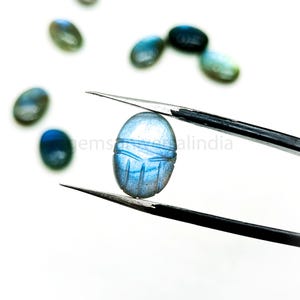 Flashy Labradorite Holy Scarabs Beads, Boho Egyptian Scarabs Shape ...