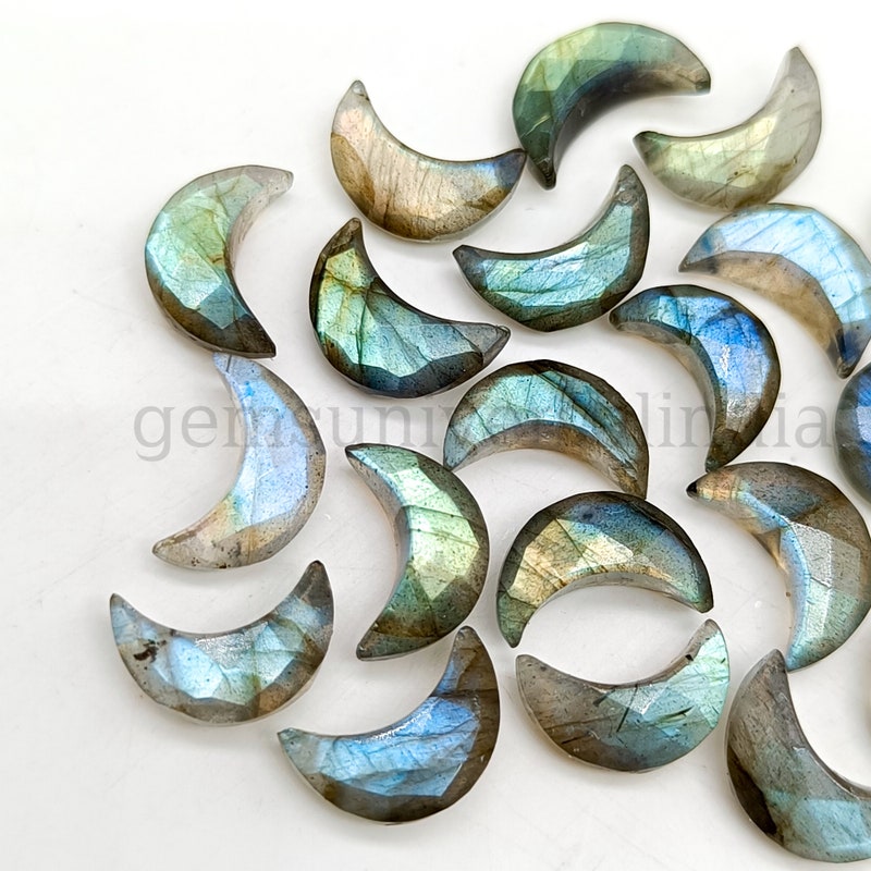 Carved Stone Moon Bead - Etsy