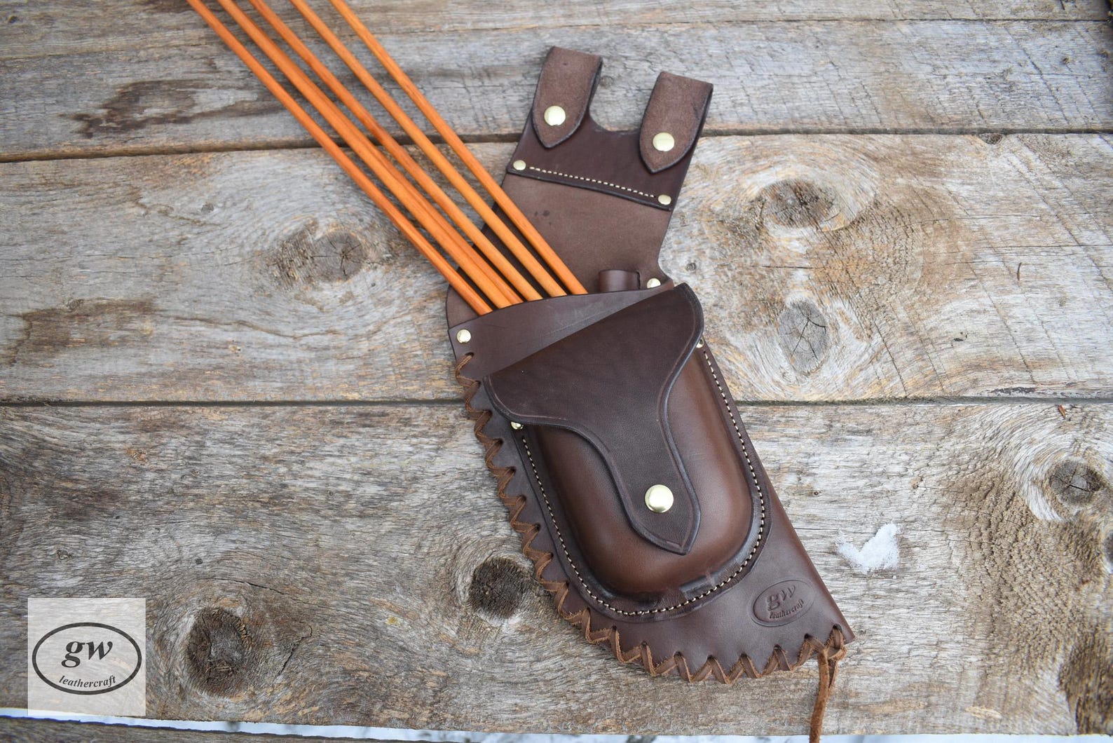 Leather Archery HIP Quiver, Archery Belt Quiver, Arrow Quiver for ...