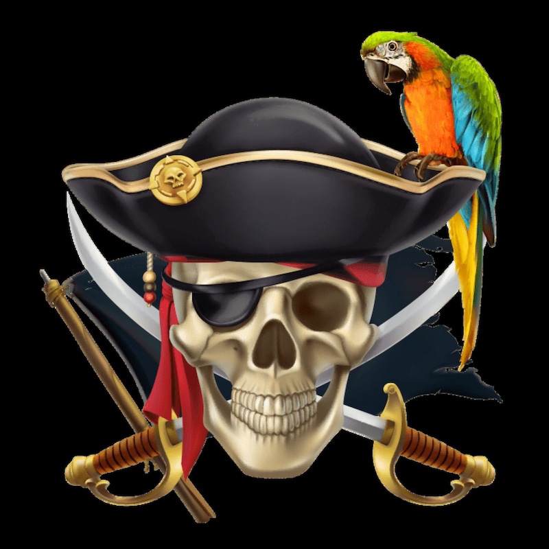 Pirate Sticker - Etsy