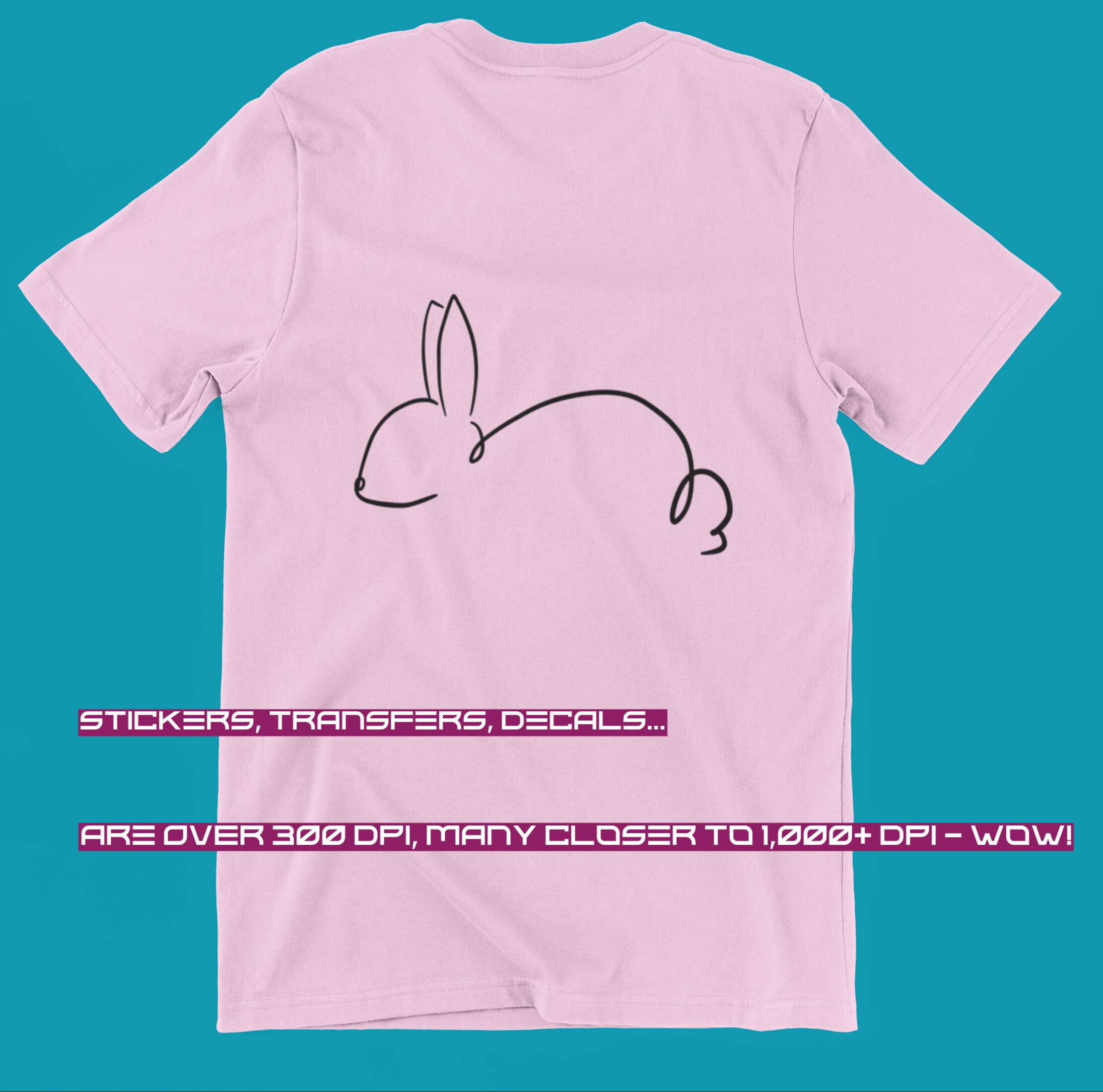 Bunny Stickers. 90 Bunny Rabbits W/ Kawaii Bunny Stickers - Etsy