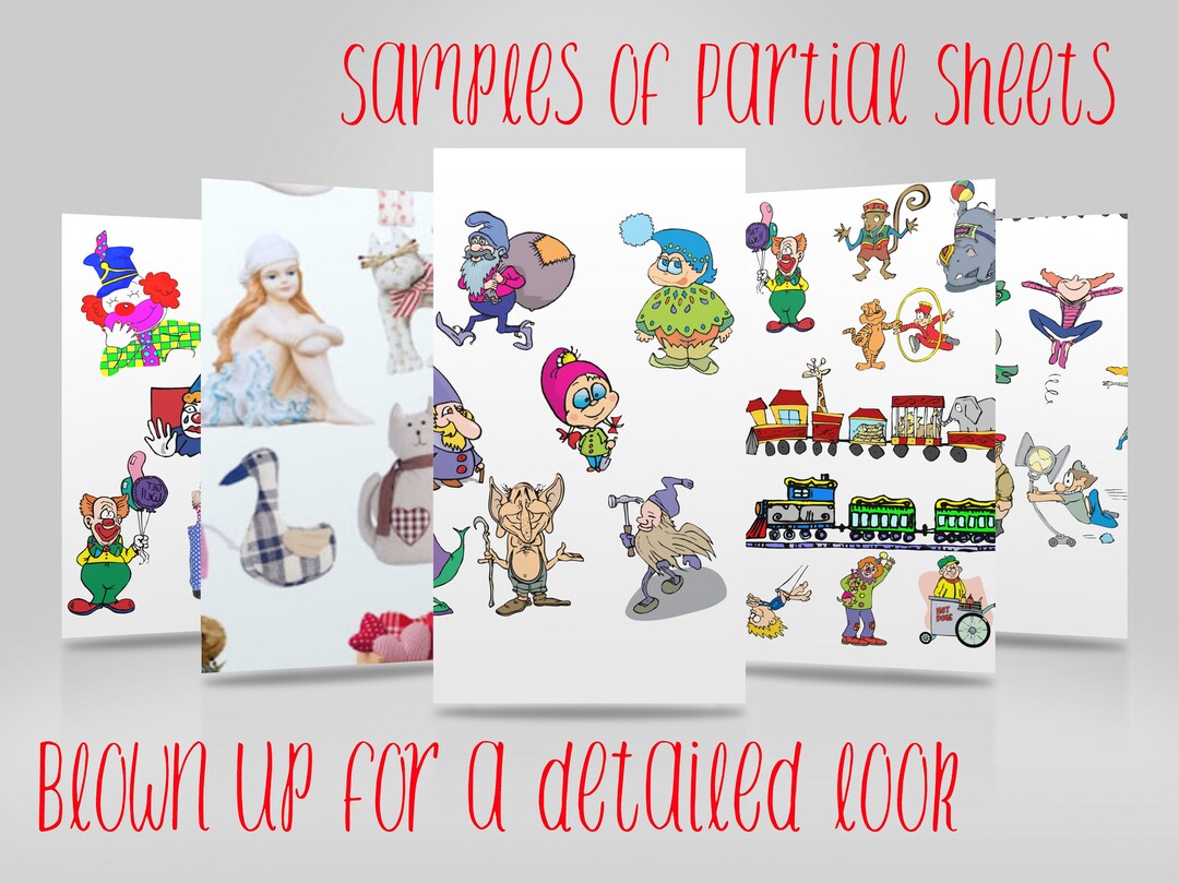 Clipart Mystery Bundle. -BIG 390+ Collection of Unique Clip Art That's ...