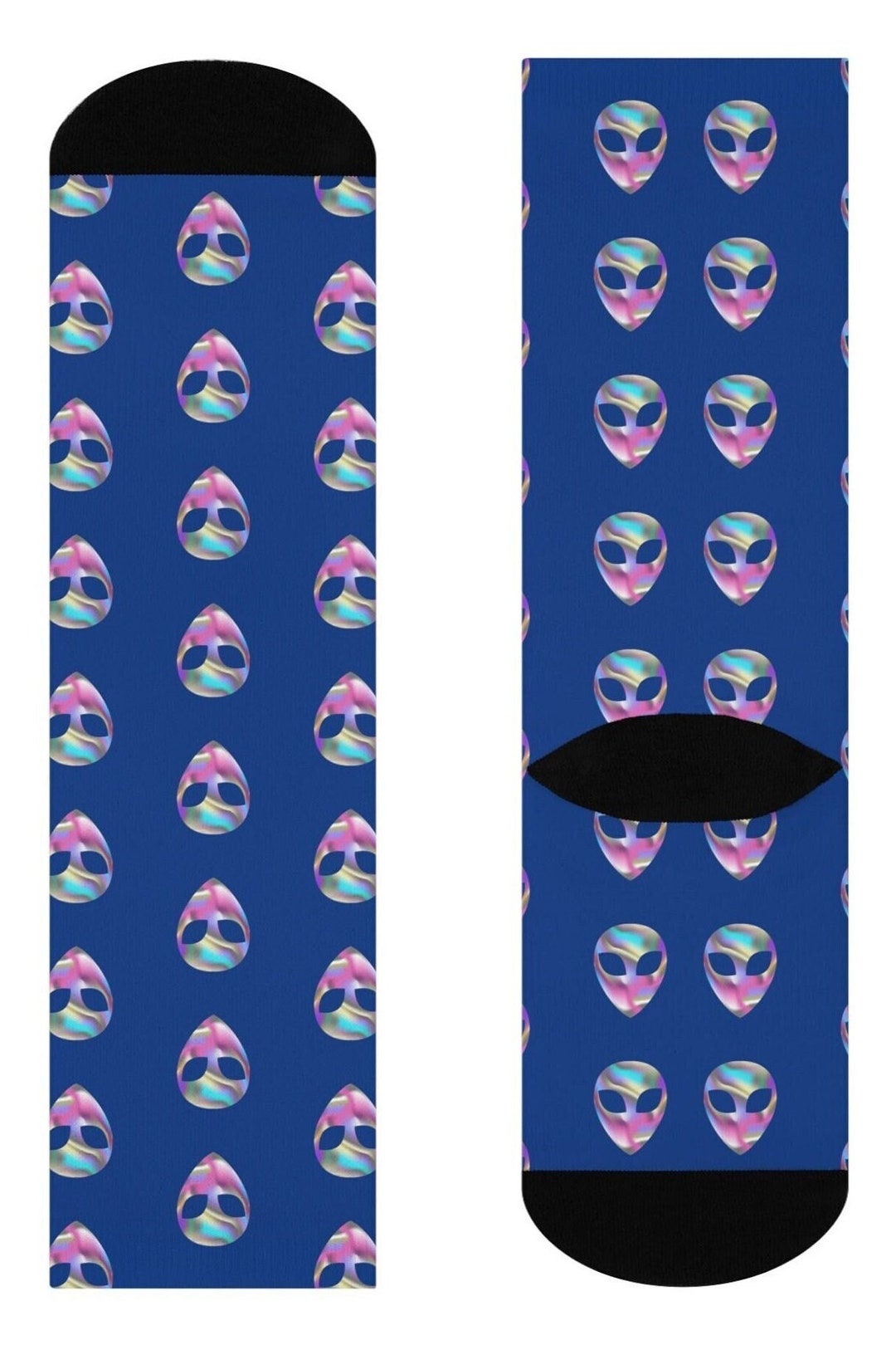 Alien Socks! Premium Holographic Socks, These Novelty Socks Are ...