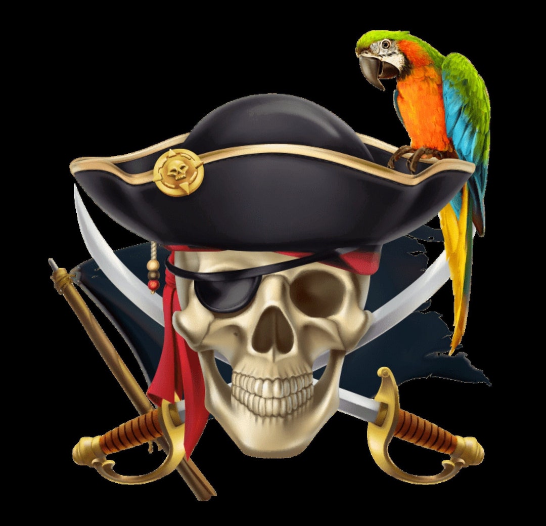 Pirate PNG Sticker Set, 75+ Pieces, Pirate Party Masks (digital ...
