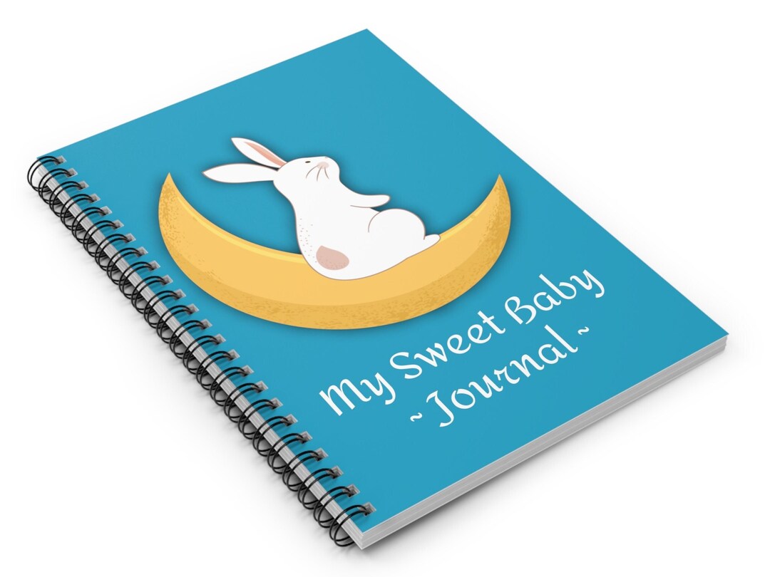 Baby Journal... A Spiral Notebook of 118 Ruled Line Pages for Mothers ...