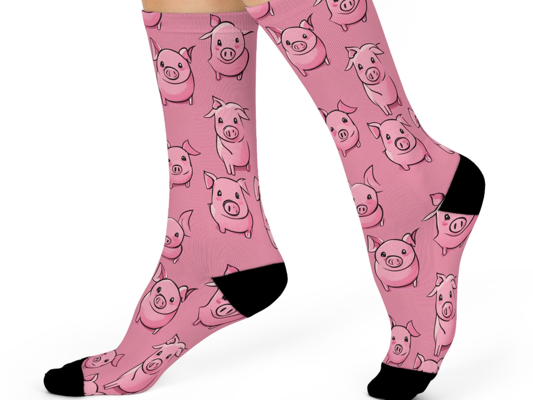 Pig Socks Premium the Ultimate Dream Gift for You Our Novelty Pink Pig ...