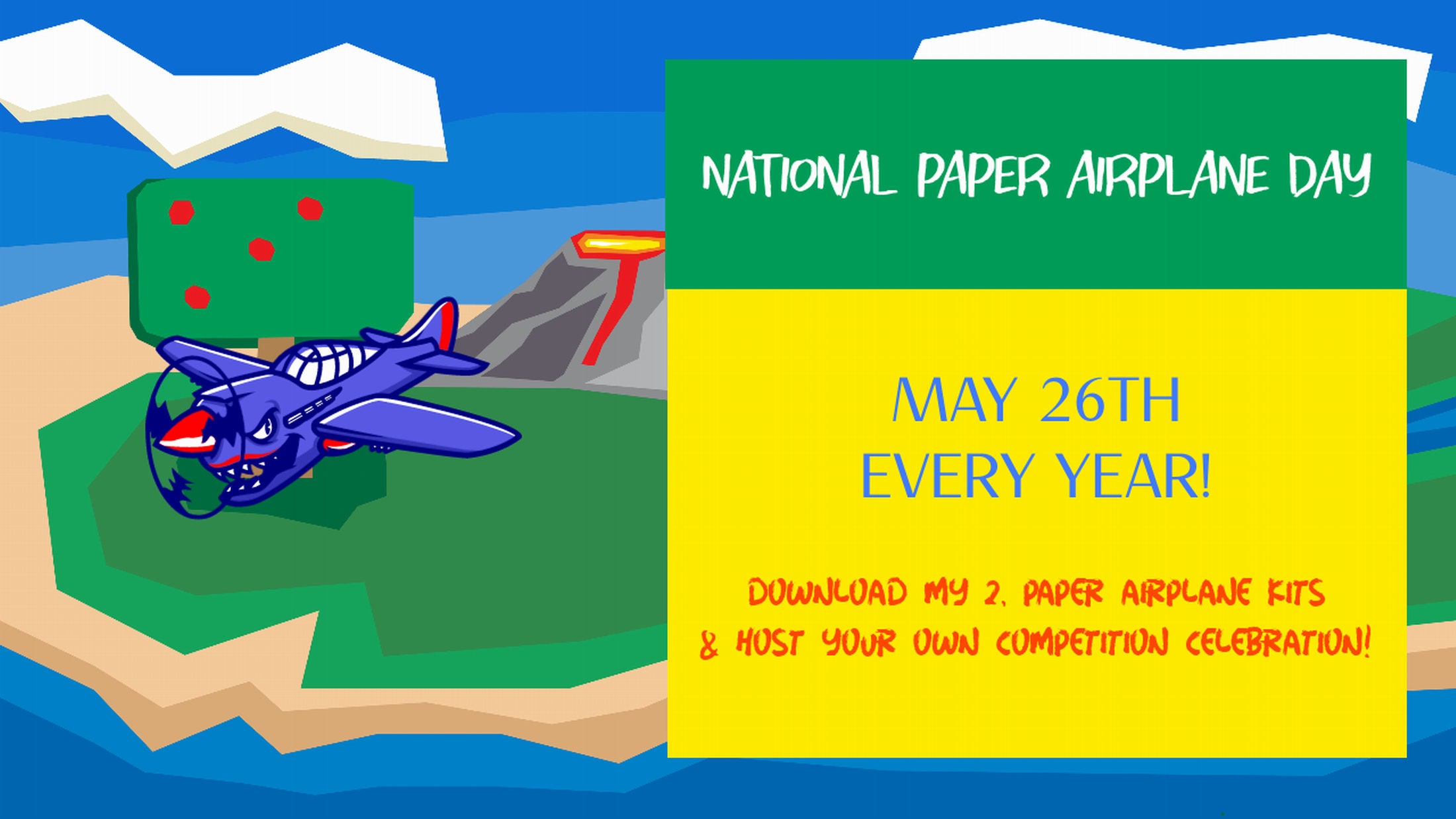 Paper Airplane Kit 2 Has an Airplane Template, Paper Plane Instructions ...