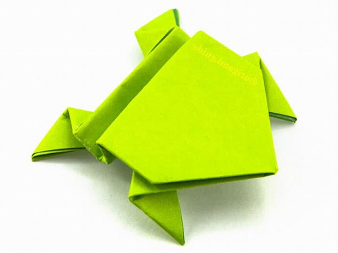 Frog Origami Ki! Illustrated Jumping Frog Instructions, 45 Lux/cute ...