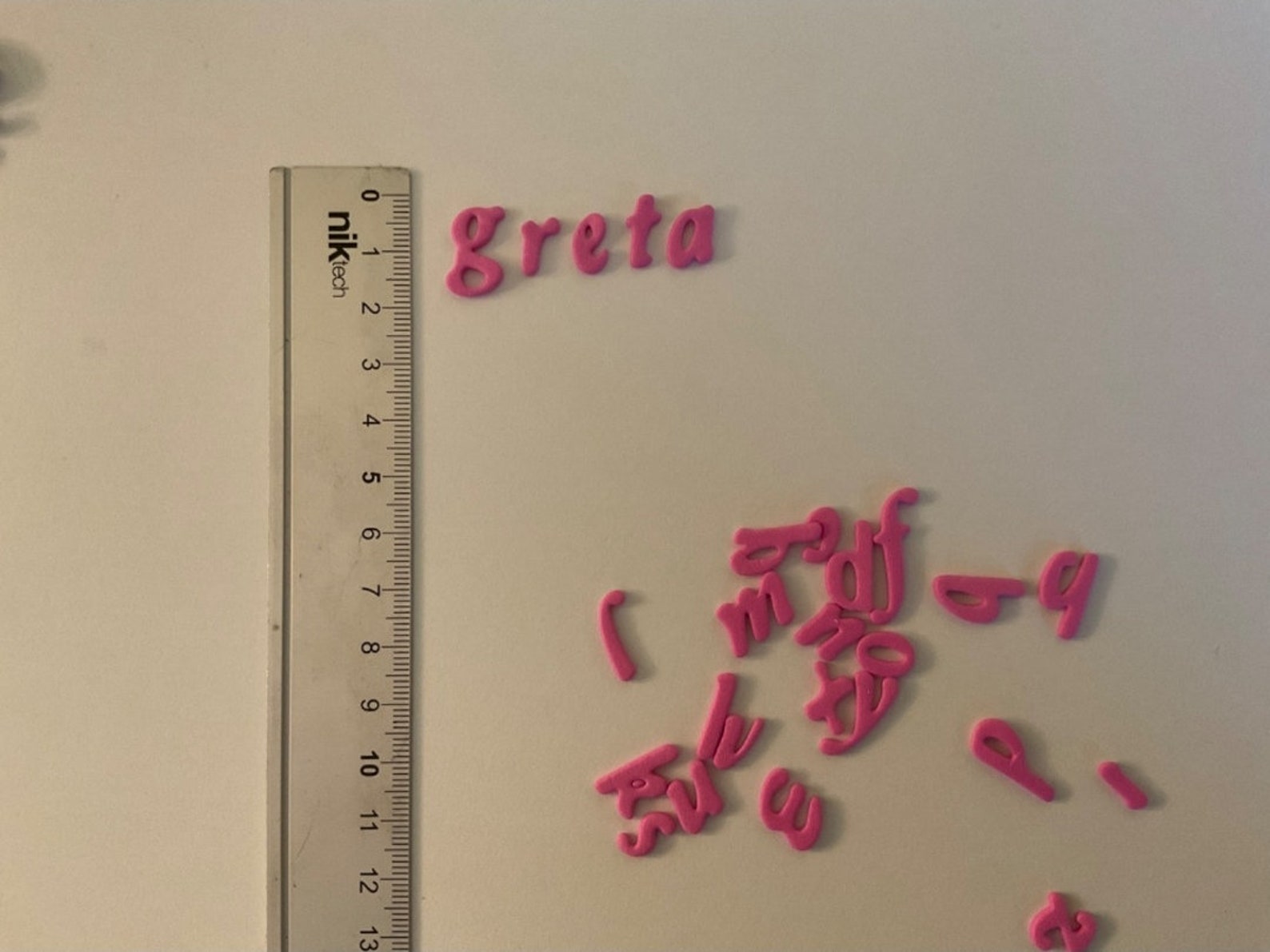 Lowercase Cursive Alphabet Letters in Eva Foam Rubber. - Etsy
