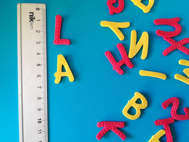 Eva Foam Rubber Alphabet Letters. - Etsy
